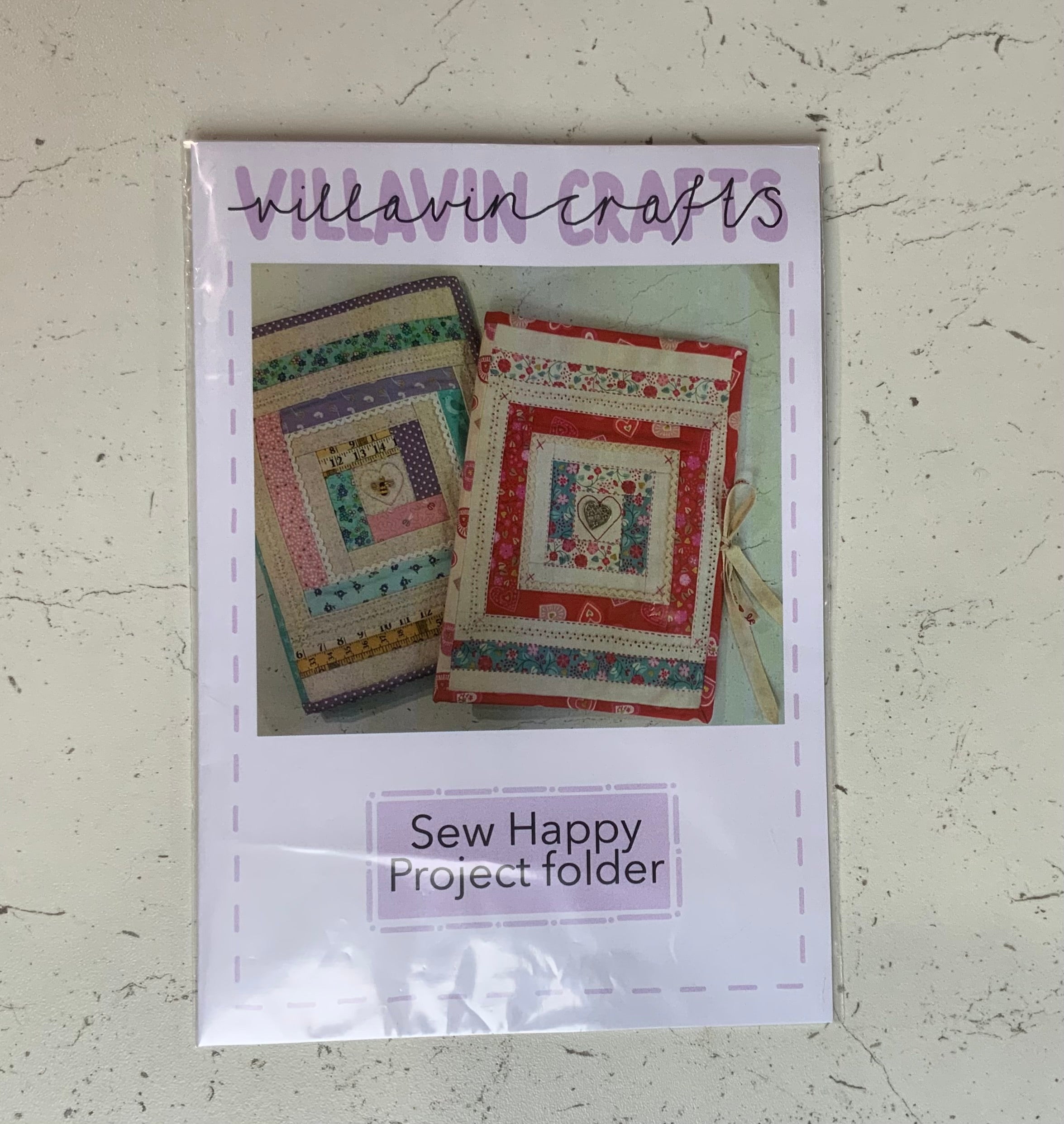 Villavin Crafts - Sew Happy Folder Pattern | Villavin Crafts